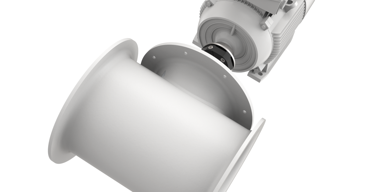 SAC400 Tunnel Strahlruder ø300mm 400V - Sleipner Germany