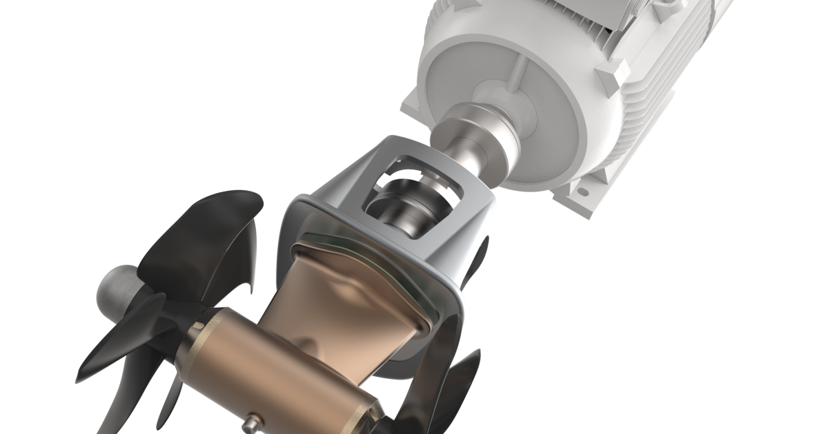 SAC450 Tunnel Strahlruder ø386mm 400V L.H. - Sleipner Germany