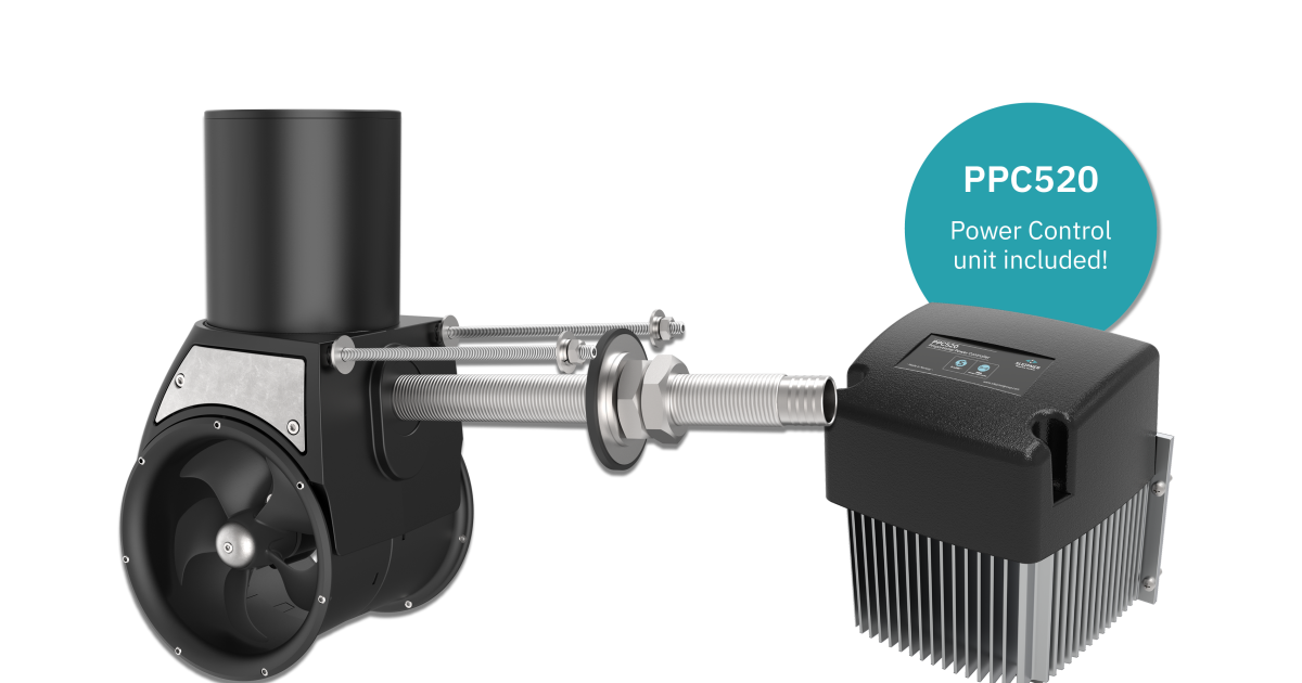 SXP35 PRO External stern thruster 12V w/controller unit - Sleipner Germany