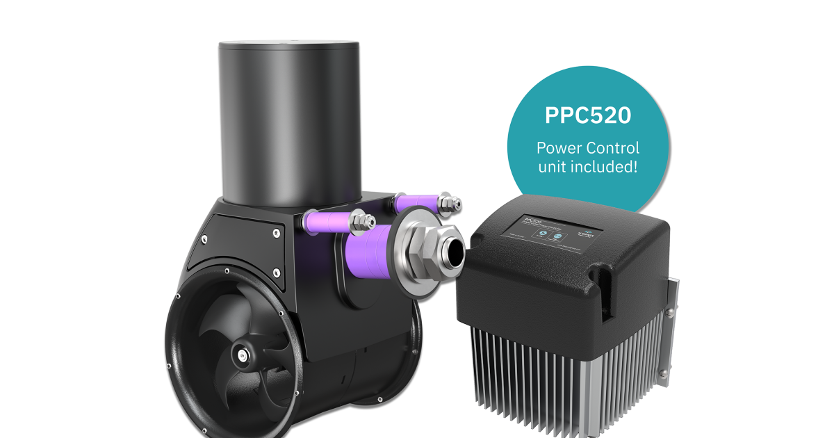 SXP35 PRO Ext. Heckstrahlruder 12V m. Controller - Sleipner Germany