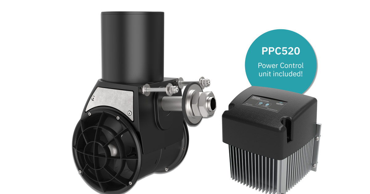 SXP50 PRO External stern thruster 12V w/controller unit - Sleipner Germany